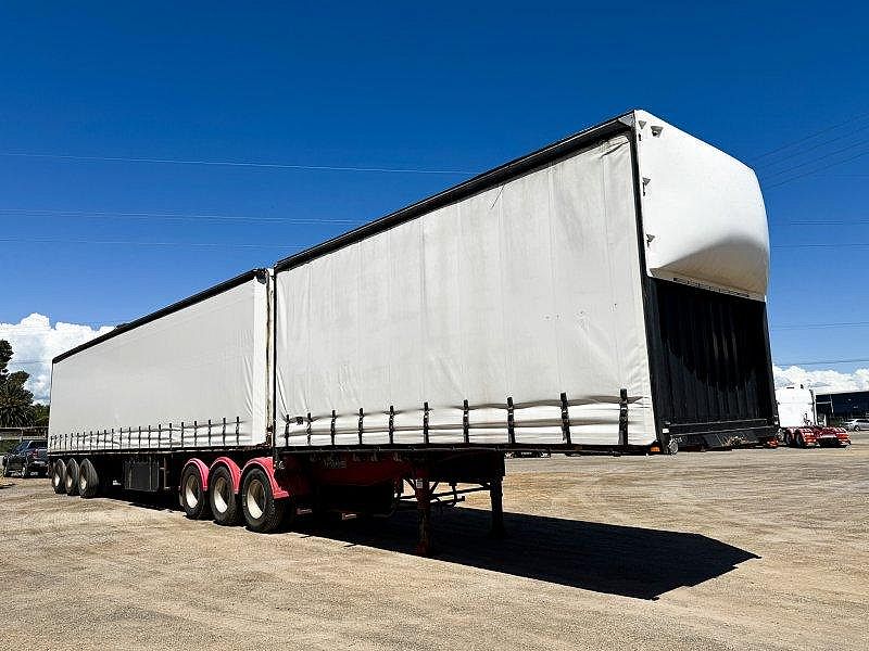 1998 Haulmark / Freighter 32 Pallet B Double Curtainsider Combination ...